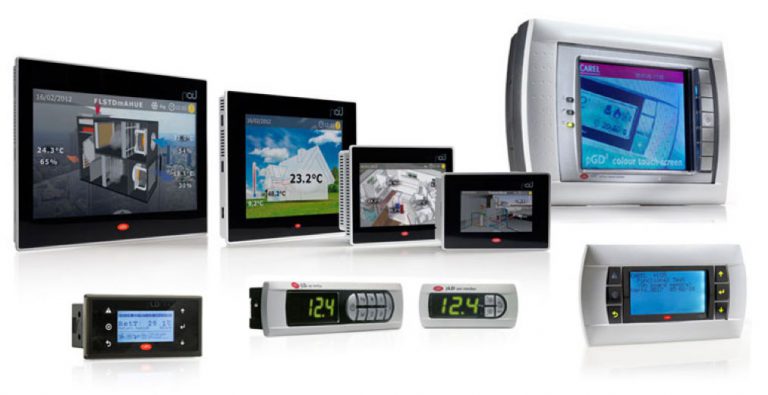 CAREL Sensorik, Controller, Regler, Steuerungen, Bedienteile